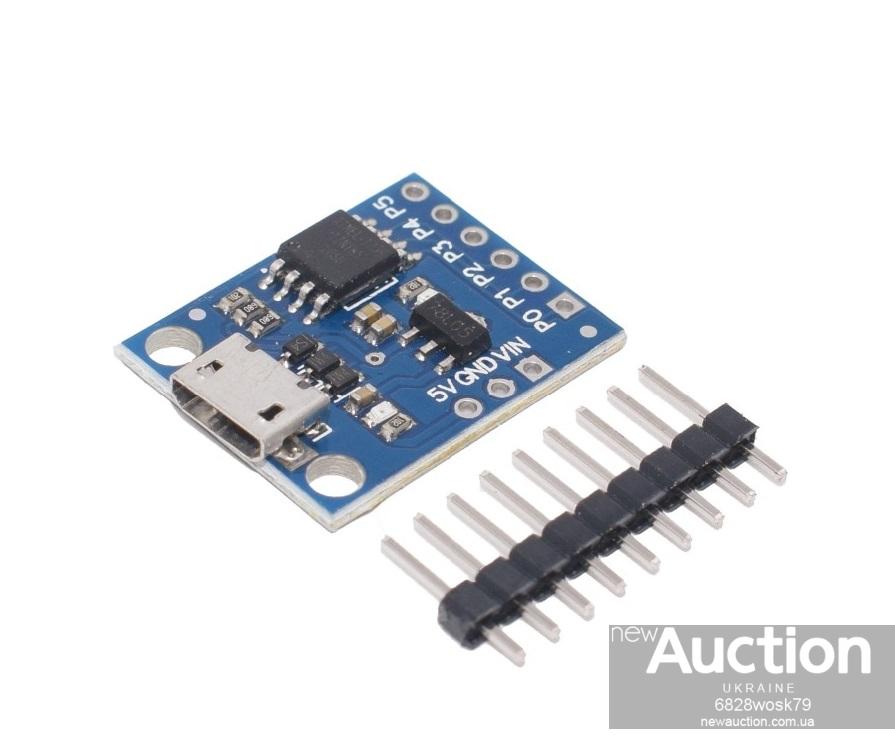 ATtiny85 плата отладочная микроконтроллер Digispark microUSB Ардуино