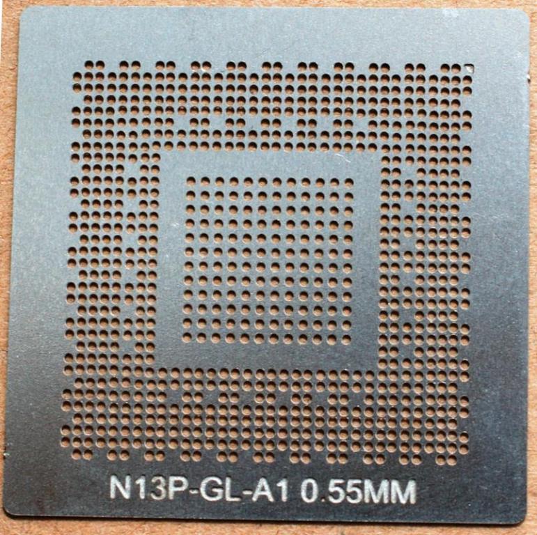 BGA трафарет 0,55mm Nvidia N13P-GL-A1 — Купуйте на Newauction.org за ...