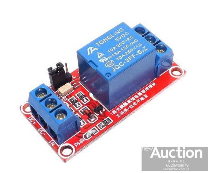 Реле 5v Relay Arm Avr Arduino Module 1 порт модуль с триггером на